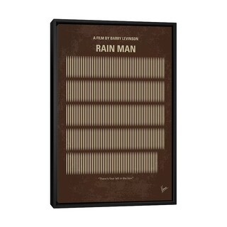 iCanvas "Rain Man Minimal Movie Poster" by Chungkong Framed Canvas Print - Bed Bath & Beyond ...